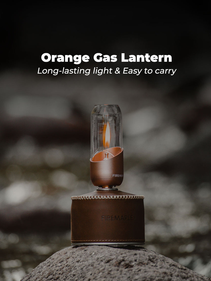 Orange Gas Lantern | Wild Camping | Camping Lantern | FireMaple – Fire ...