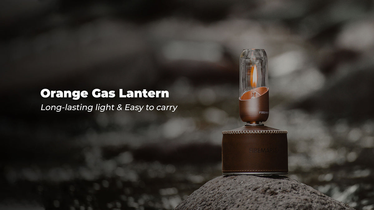 Orange Gas Lantern | Wild Camping | Camping Lantern | FireMaple – Fire ...