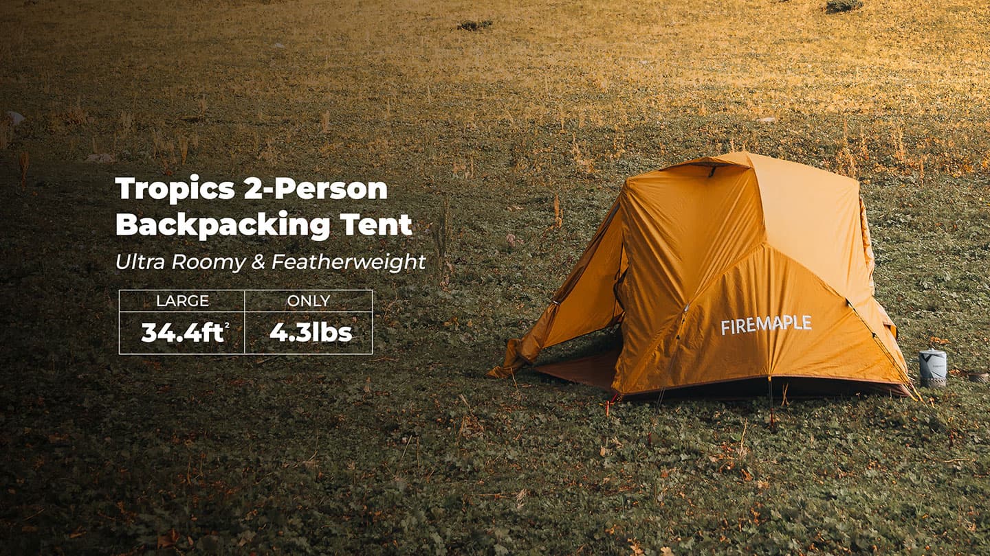 Tropics 2-Person Backpacking Tent – Fire Maple