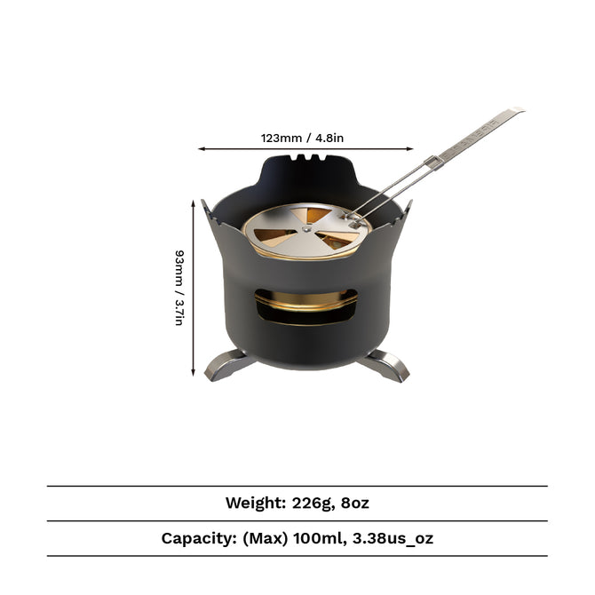 Volcano Alcohol Camping Stove – Fire Maple