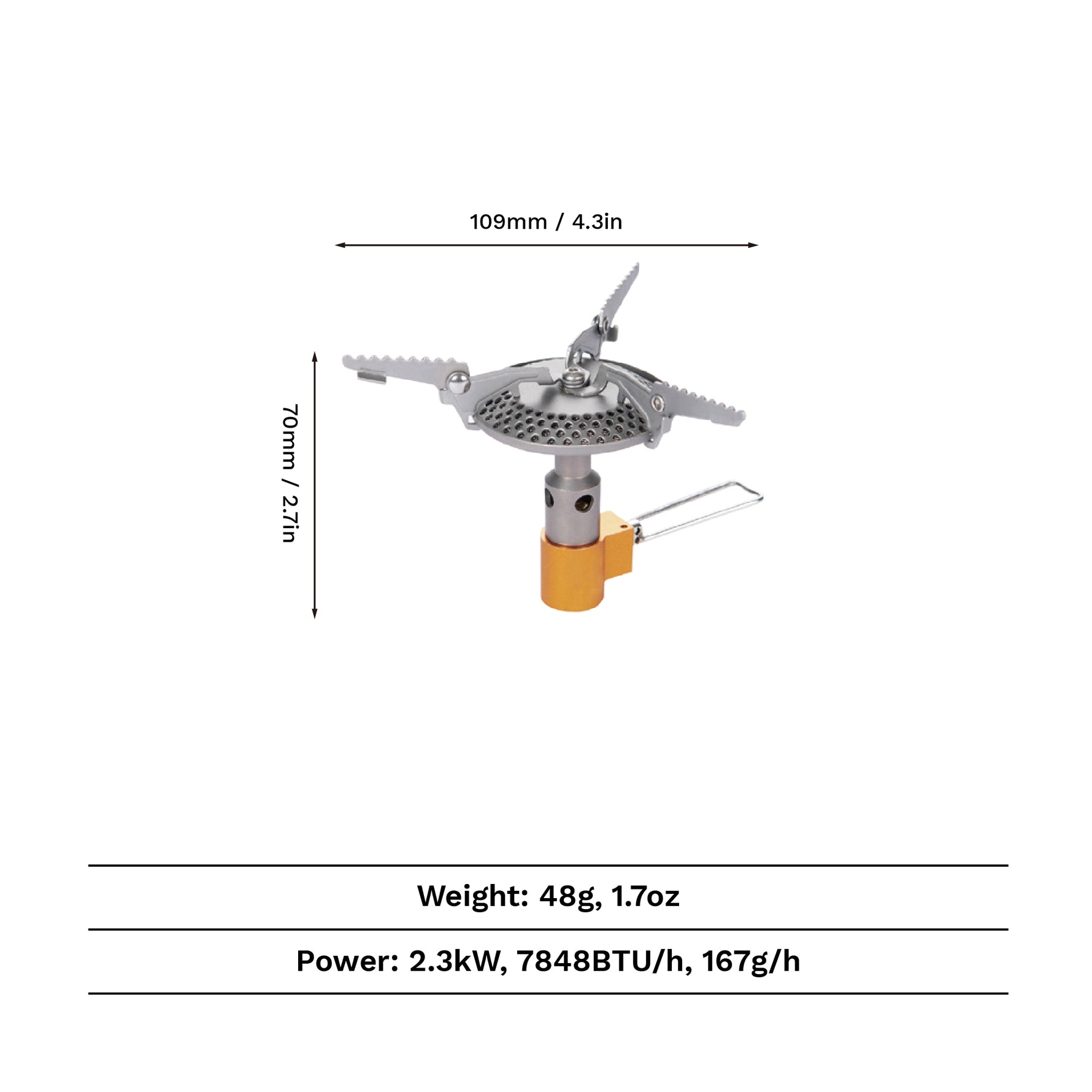 Titanium Camping Gas Stove | Gas Canister Camping – Fire Maple